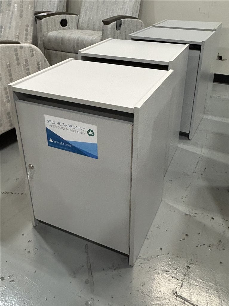 Iron Mountain #Mini-Console, security shredding container, 27" x 19" x ...
