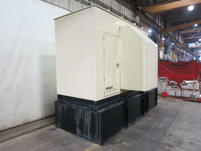 300 KW Kohler #300REOZV, diesel generator set, 277/480 Volts, 307 hours ...