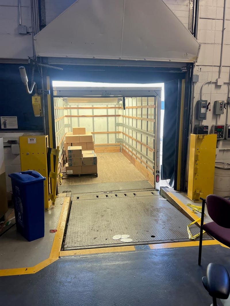 Loading Docks, w/ Doors, Levelers, Posts, & Safety Bars (6 available ...