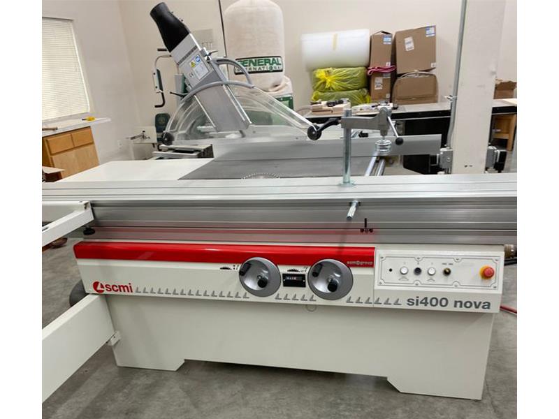 SCM #SI-400-Nova, sliding table panel saw, 126" stroke, 11.8" blade ...