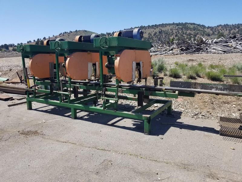 Brewco #B1200, multi-head bandsaw (resaw), 3-head For Sale | Surplus Record