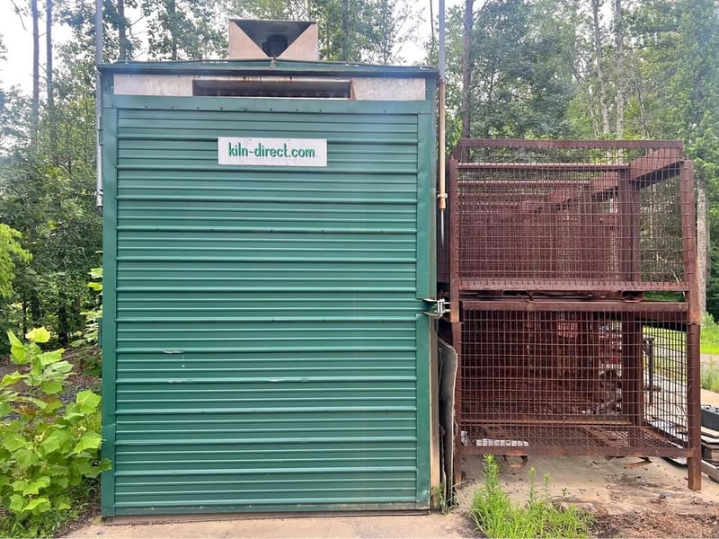 Kiln Direct, Firewood Kiln, w/ 18x 1/2-cord baskets, propane burner For ...