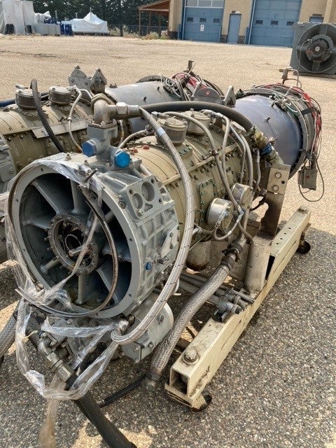 3750 KW Allison #501-KB, gas turbine generator, NG/LF, single shaft ...
