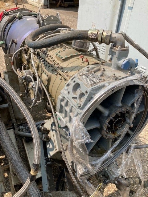 3750 KW Allison #501-KB, gas turbine generator, NG/LF, single shaft ...
