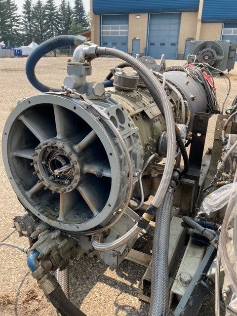 3750 KW Allison #501-KB, gas turbine generator, NG/LF, single shaft ...