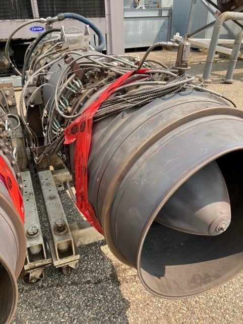3750 KW Allison #501-KB, gas turbine generator, NG/LF, single shaft ...