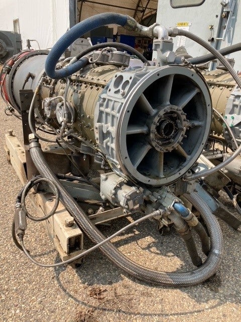 3750 KW Allison #501-KB, gas turbine generator, NG/LF, single shaft ...