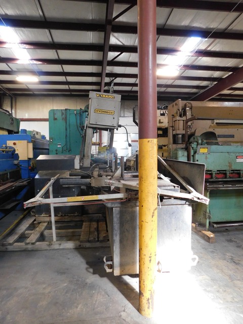 18" x 28" Hyd-Mech #V18-APC, automatic vertical band saw, 7.5 HP, 45 ...