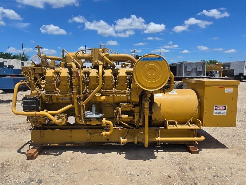 550 KW Caterpillar #G3512, 277/480 Volts, 3-phase, Zero Hours, 2000 For ...