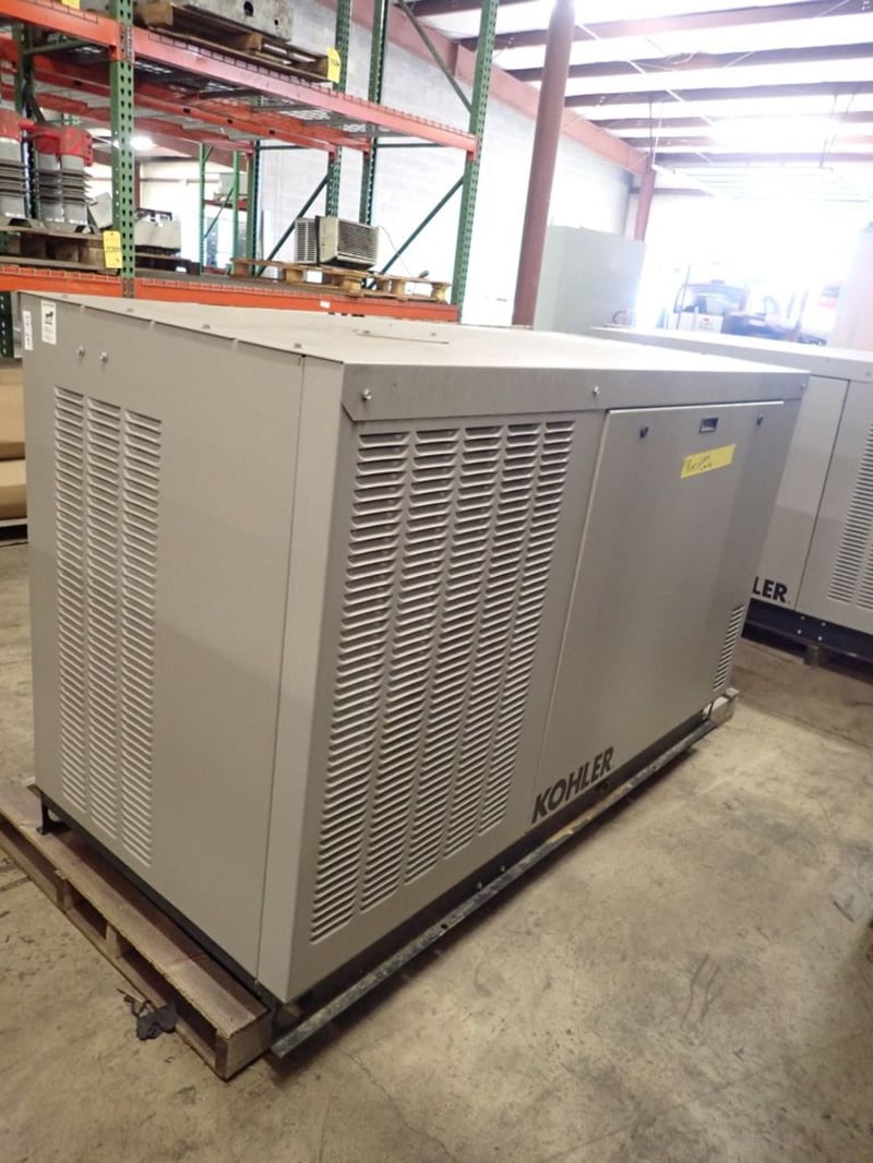 20 KW 21 KW Kohler #24RCL, Nat Gas LP Generator, 1ph, 240 Volts, 2016 ...