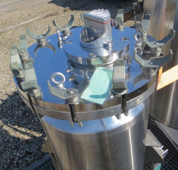 13 gallon DCI Inc., Stainless Steel Jacketed Pressure Vessel, Vertical ...