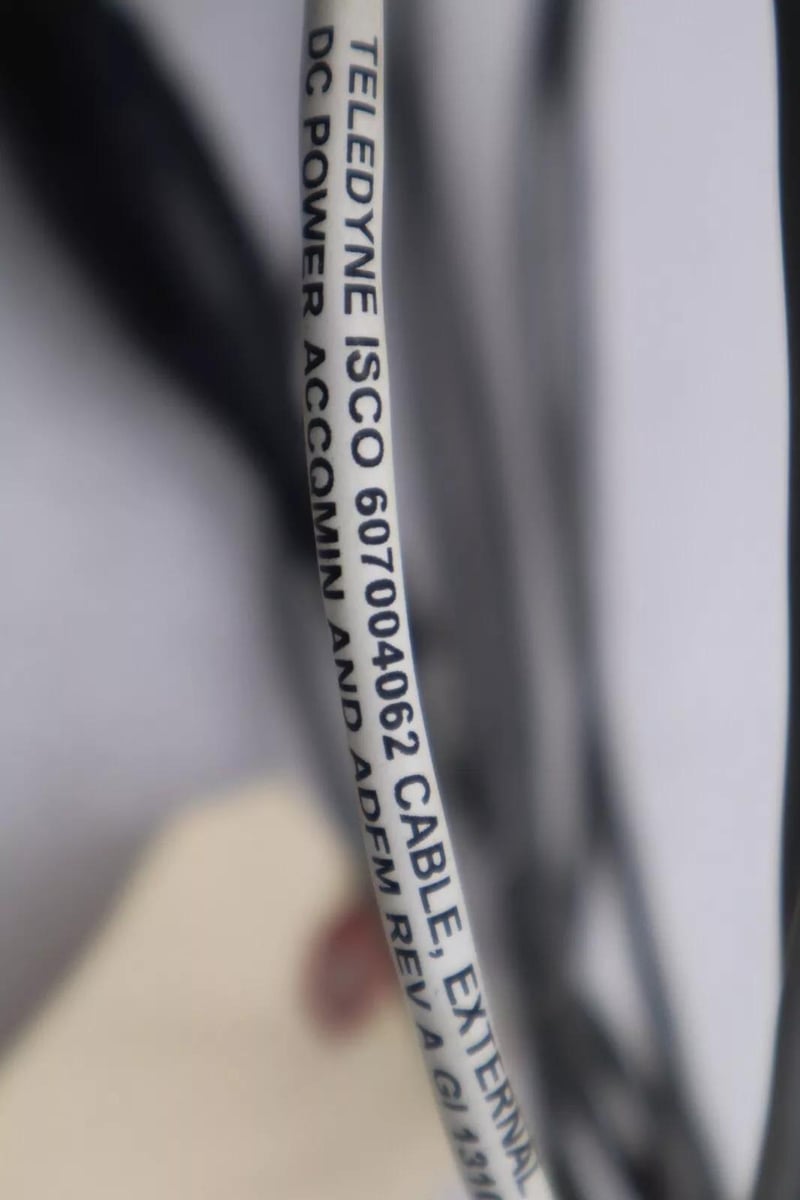 Teledyne ISCO 607004062 CABLE EXTERNAL DC POWER AND ADFM REV A STOCK ...