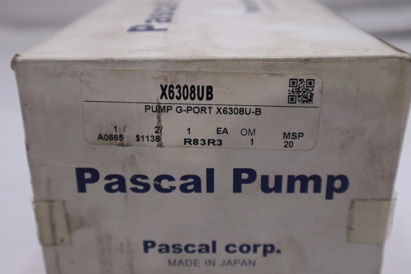New Pascal X6308U-B Air Driven Hydraulic Pump X6308UB STOCK 1816B For Sale | Surplus Record