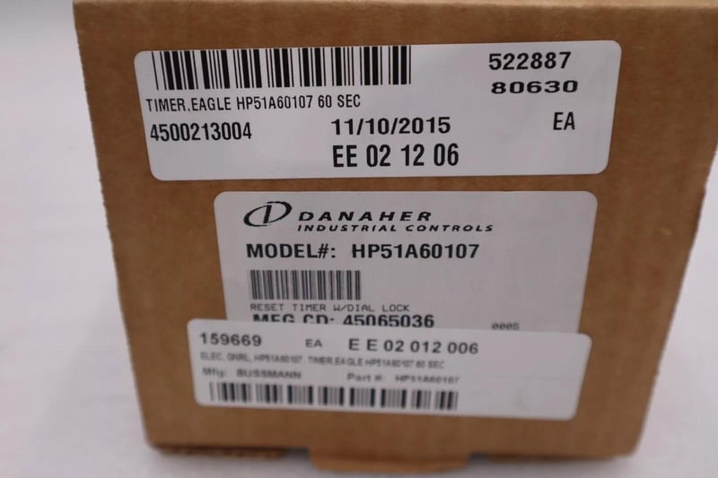 NEW DANAHER CONTROLS HP51A60107 TIMER CYCLE-FLEX STOCK G97A For Sale ...