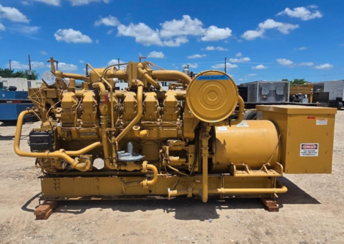 550 KW Caterpilar #G3512, Natural Gas Generator, 480 Volts, option to ...