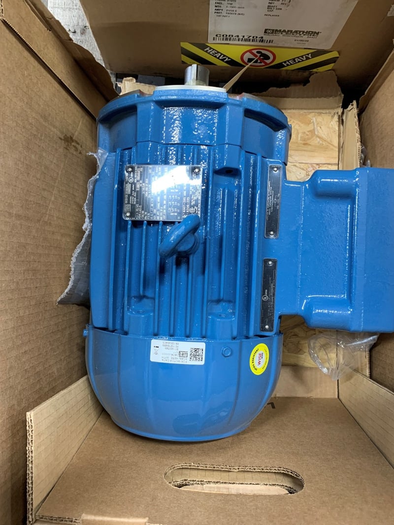 3 HP 1800 RPM Weg, Frame 182TC, TEFC, explosion proof Duel Label, 230/ ...