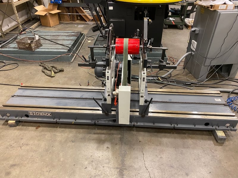 6500 lb. Schenck #H40, Belt Drive, 63" diameter, 112" length, like new ...