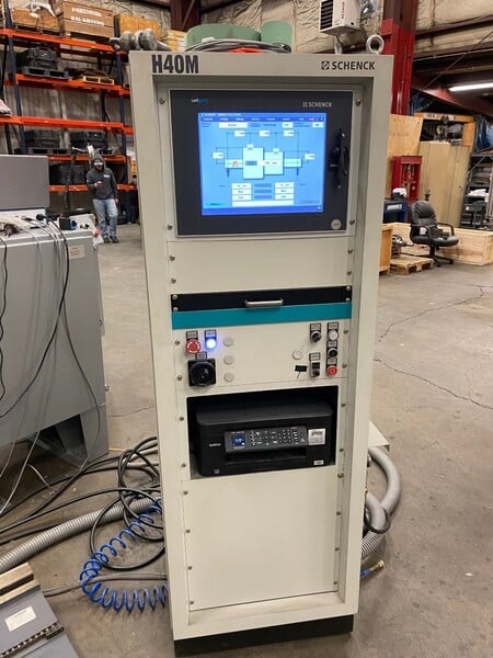 6500 lb. Schenck #H40, Belt Drive, 63" diameter, 112" length, like new ...