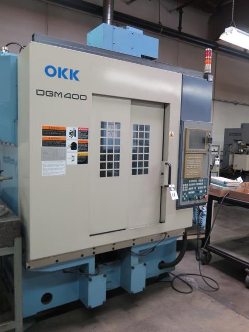 OKK #DGM-400, vertical machining center, 16 automatic tool changer, 30 ...