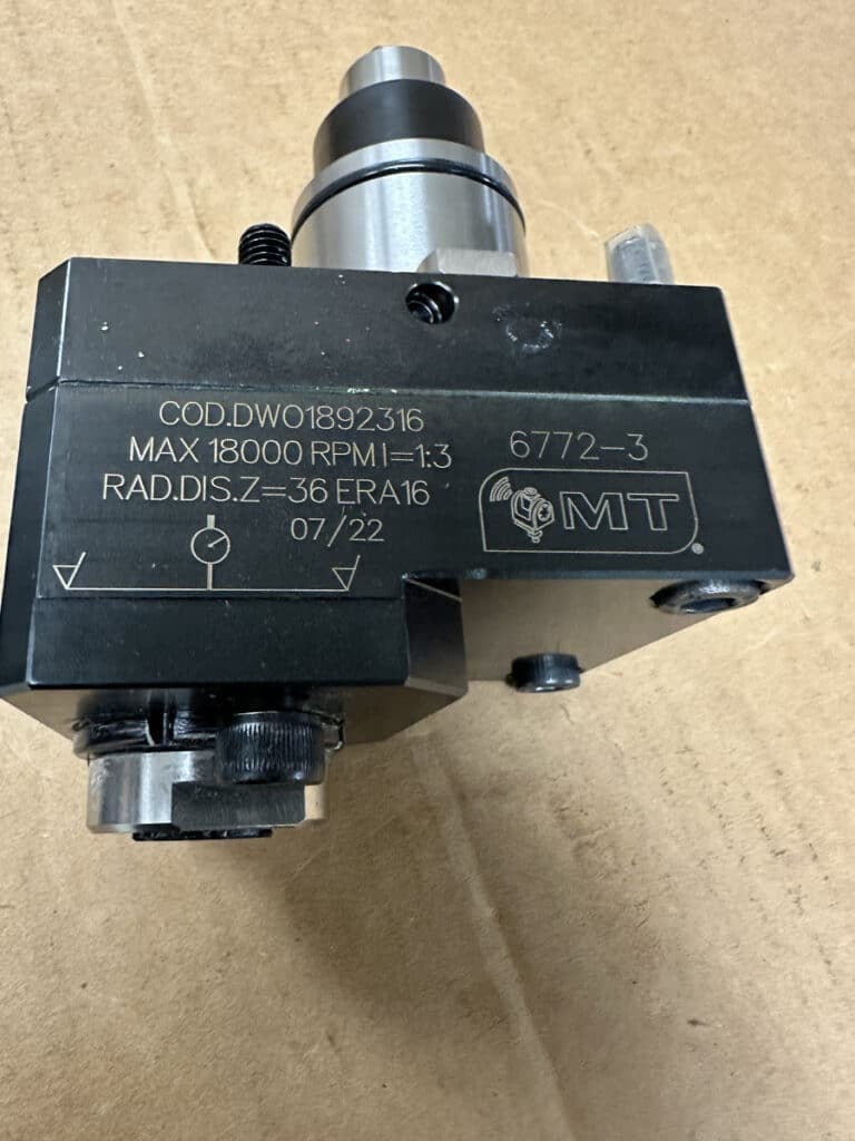 Mt Tooling P N Dw01892316 Er16 Offset Radial Live Tooling Holder