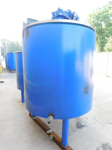 650 gallon Stainless steel jacketed mixing tank, 4.4 HP, 1692 RPM, 60 ...