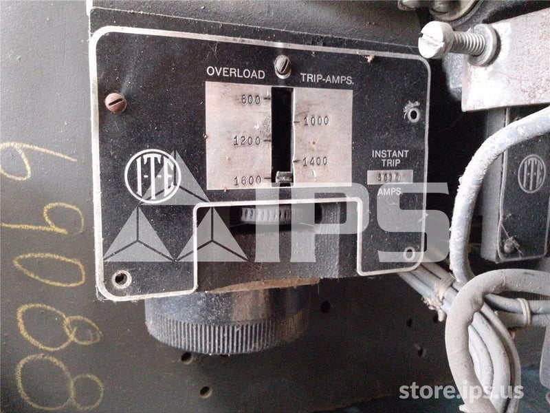 1600 AMPS, ITE, KC-1600, electrically operated, drawout, SLATE ...