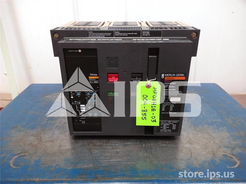 800 Amps Square D Merlin Gerin Mp08 H1 Eo/do 120 Volts AC Control ...
