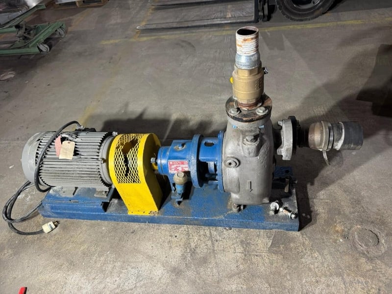 Dean #PH-231, 1x2x7-1/2" ANSI A05 15 HP self-priming process pump For ...