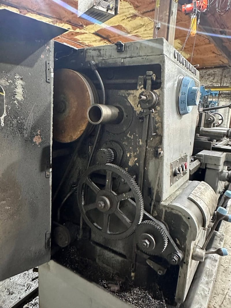 24" x 120" Cincinnati #LRT, Engine Lathe, 12" chuck 3 jaw, 2.375" bore ...