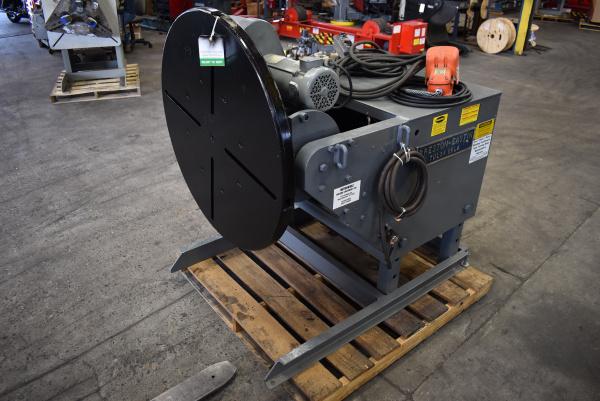 3000 lb. Preston-Eastin, welding positioner, 6" COG, 36" round table ...