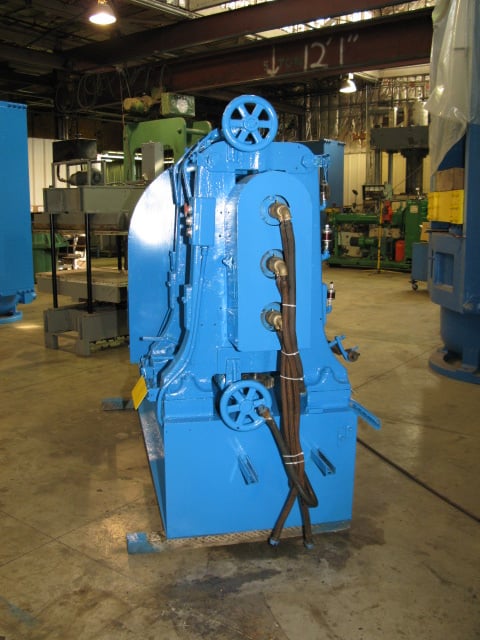 8" x 13" Vertical Calender, 3-roll, 7.5 HP, cored rolls, top & bottom ...