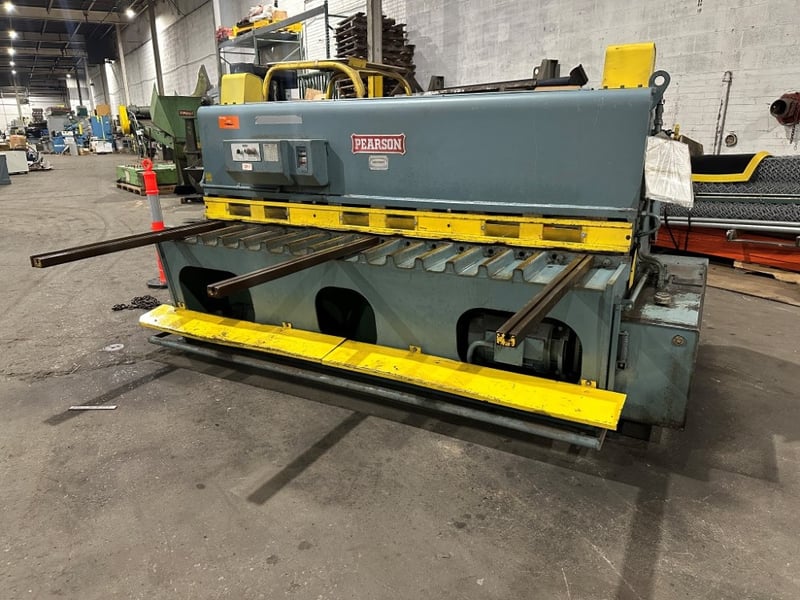 1/4" x 96" Pearson, hydraulic shear For Sale | Surplus Record