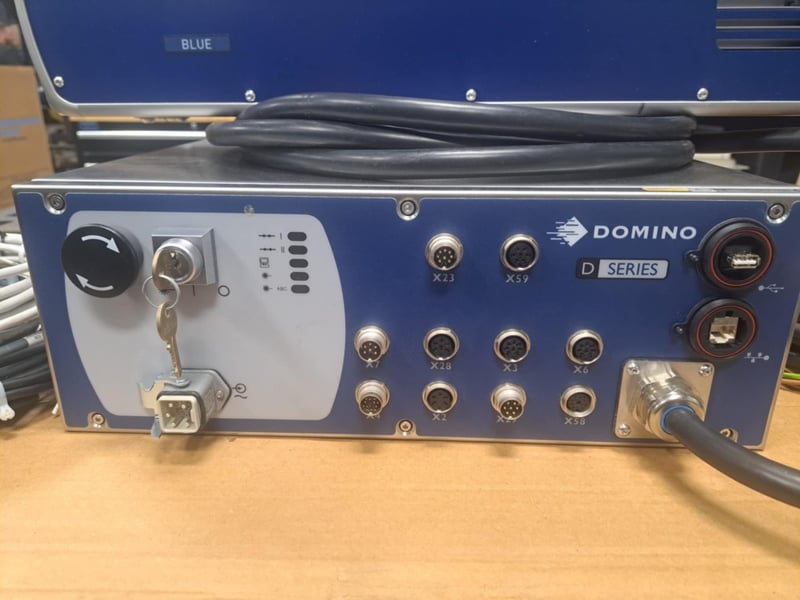 Domino #BCP7-D320i+ETX-BB2.0, laser marking system, fume extraction ...