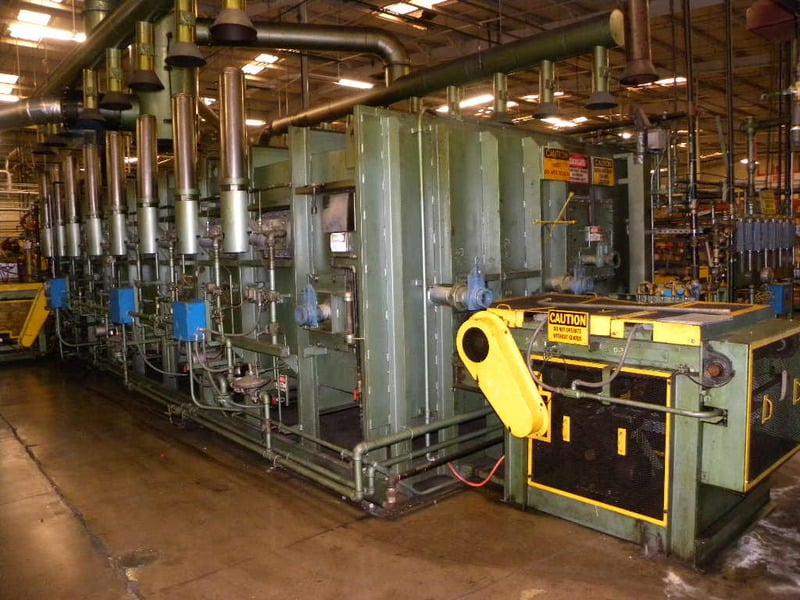 AFC Pusher Line, afc, 1850°F, oil quench press, washer, belt temper, up ...