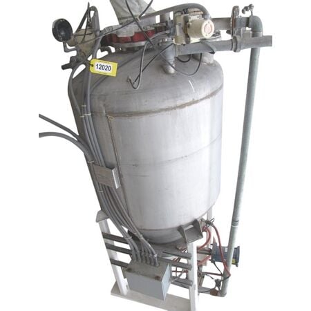 Mac Stainless Steel Dense Phase Transporter Fluidizer Pressure Tank ...