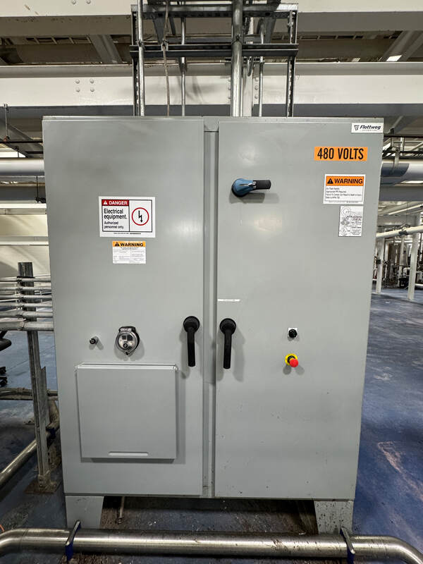 Flottweg #Z5E-4/441, tricanter centrifuges, 75 HP, hard face scroll, 8 ...