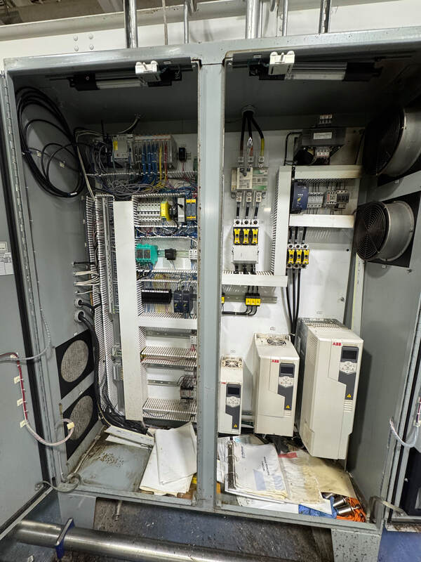 Flottweg #Z5E-4/441, tricanter centrifuges, 75 HP, hard face scroll, 8 ...