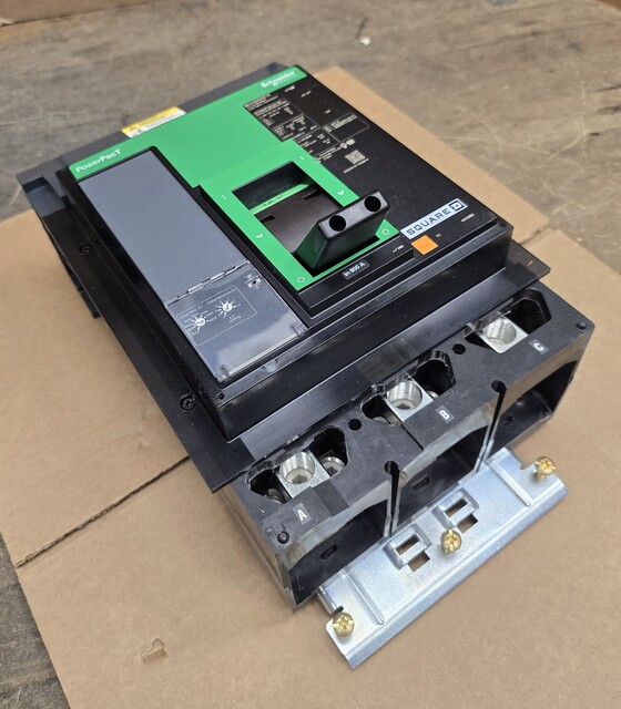 800 Amps, Square D MG-800, #MGA36800E10, PowerPact Circuit Breaker, 3P ...