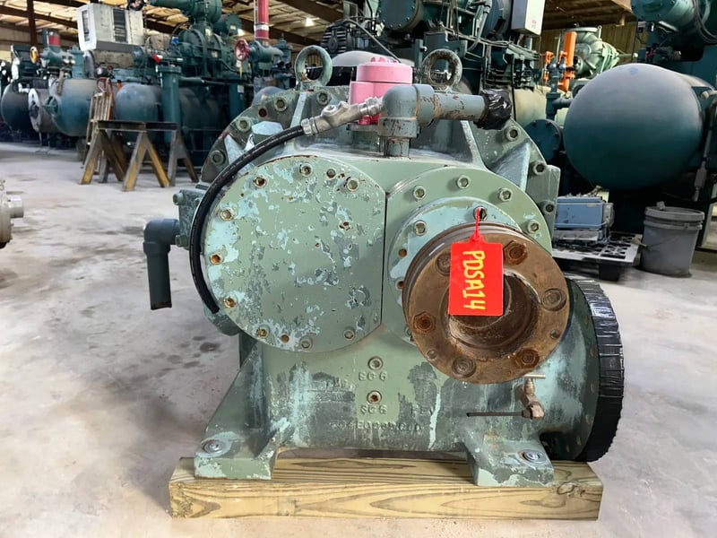 Frick #TDSH355L, Rotary Bare Screw Compressor, Natural Gas Refrigerant ...