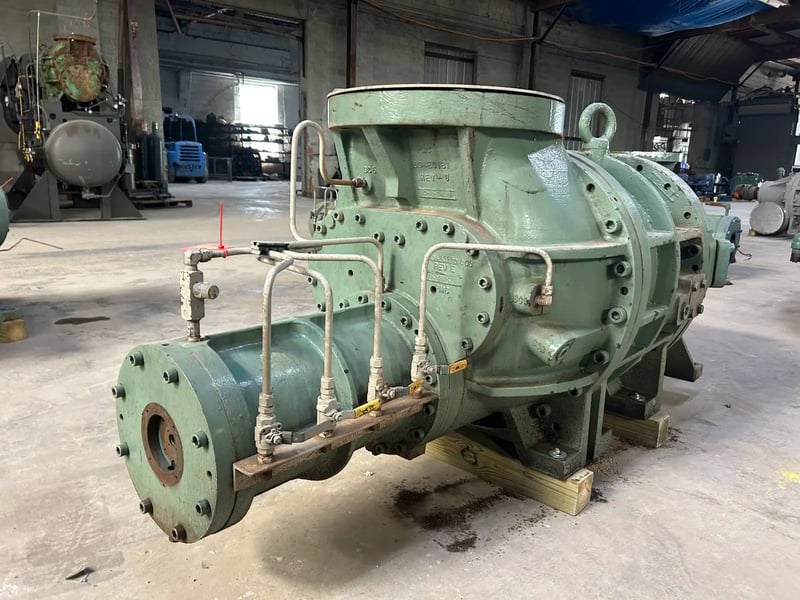 Frick #TDSH355L, Rotary Bare Screw Compressor, Natural Gas Refrigerant ...