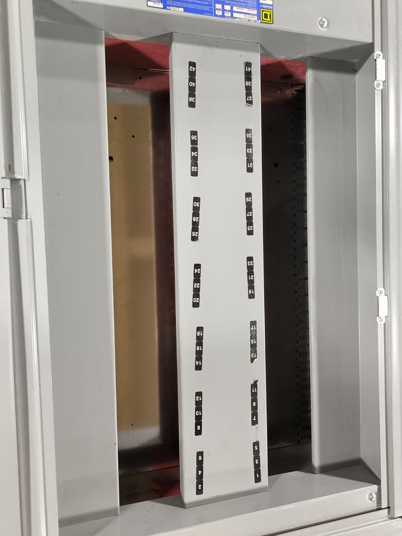 400 Amps, Square D, HCM32734, HCM I-Line Panelboard, 600 VAC, 42 Space ...