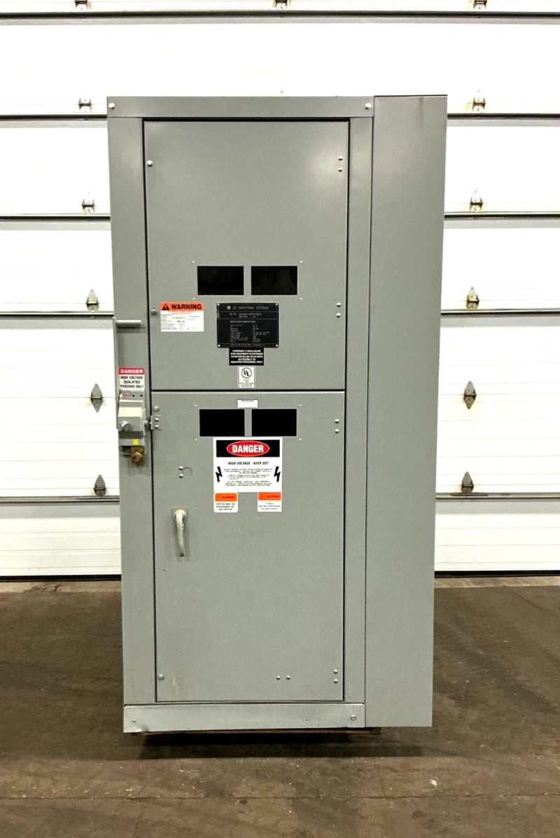 600 Amp. General Electric, metal enclosed load interrupter switch, 15 ...