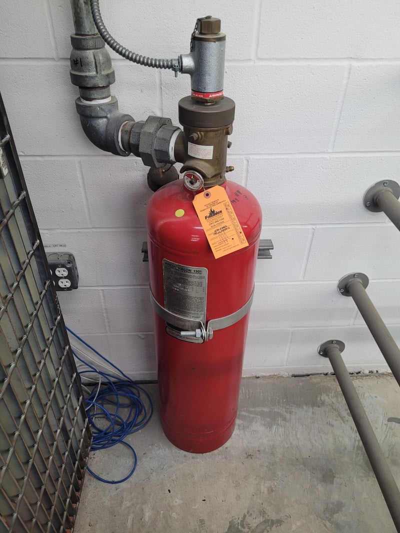 90 lbs ANSUL HALON 1301 - Fire Suppression Cylinder For Sale | Surplus ...