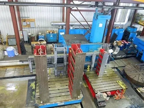 6.1" Giddings & Lewis #G60-FX, horizontal boring mill floor type, 80 ...