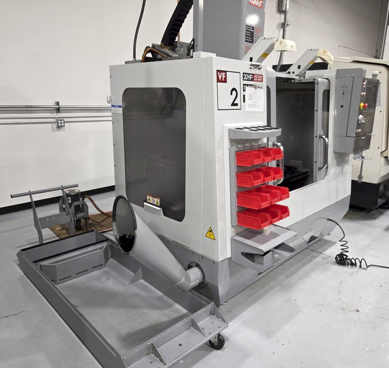 Haas #VF-2D, CNC vertical machining center, 20 automatic tool changer ...
