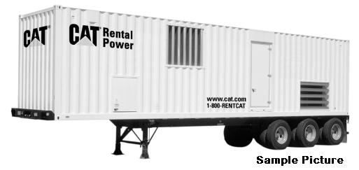 1600 KW Caterpillar #XQ2000, industrial power module, 400 Volts for ...