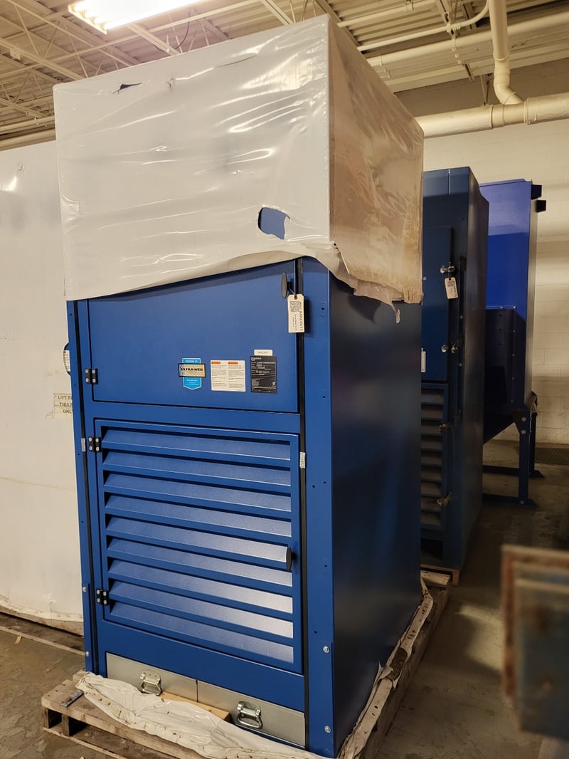 5500 cfm Donaldson Torit #DWST-6, Booth & Backdraft Dust Collector, 6 ...