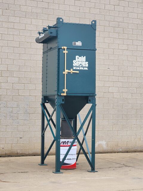 5000 cfm Camfil Farr #GS-6, Cartridge Dust Collector, 6 vertical ...