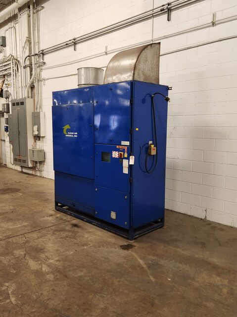 4000 cfm Clean Air America #DFC-12, Cartridge Dust Collector, 2712 sq ...