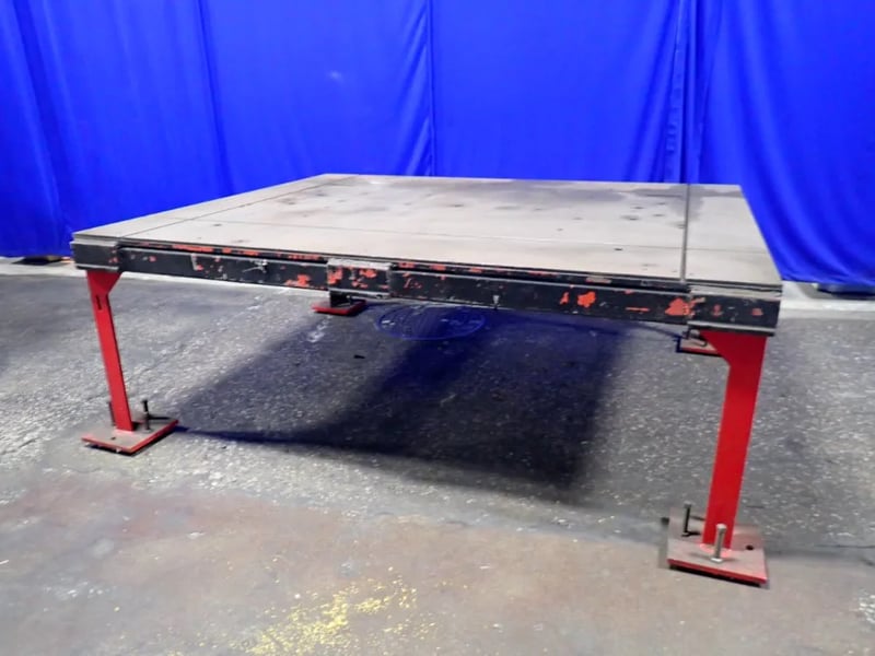Welding Table, 72" x 90" x 2" Size For Sale | Surplus Record